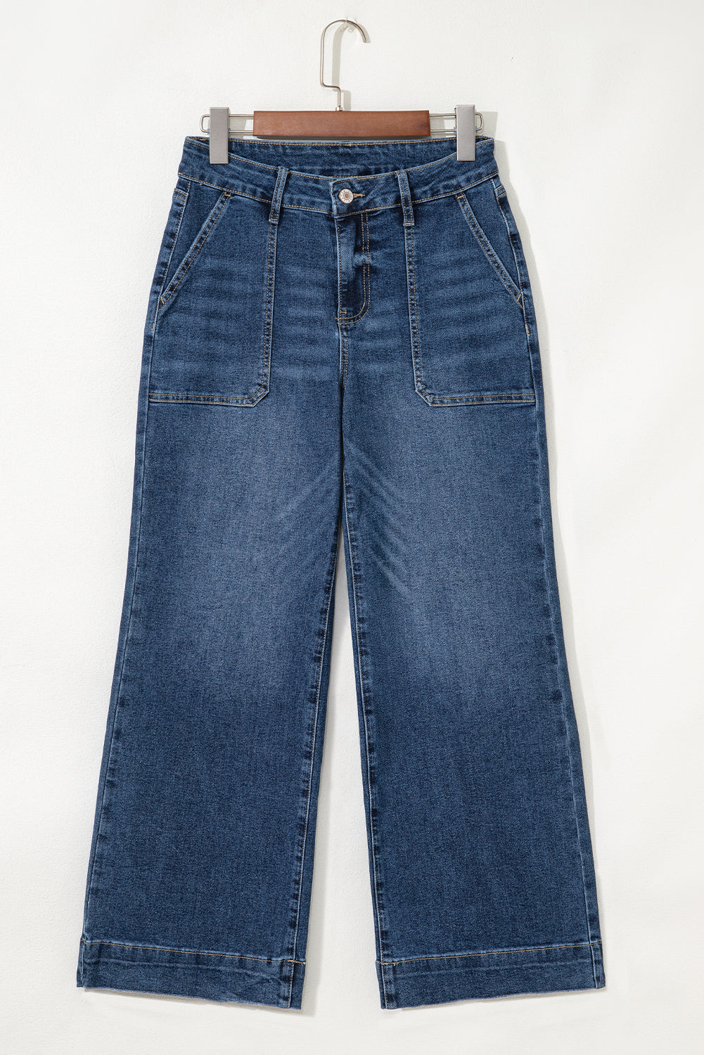 Ashleigh Blue Cropped High Rise Wide Leg Jeans – Lavendar Lane Clothing
